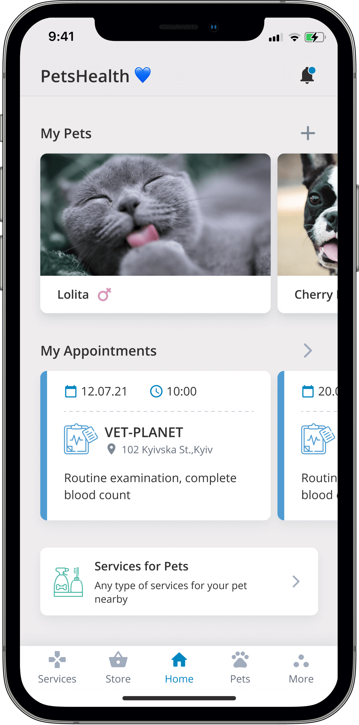 PetsHealth - everything for pets in one app